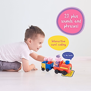 Grandpa Pigs Clever Train | Interactive Pre-School Toy Vehicle with Movement and Sounds and Action Figures | Official Peppa Pig Toys Ideal for Toddlers, Children, Boys and Girls Ages 2,3, 4 and 5