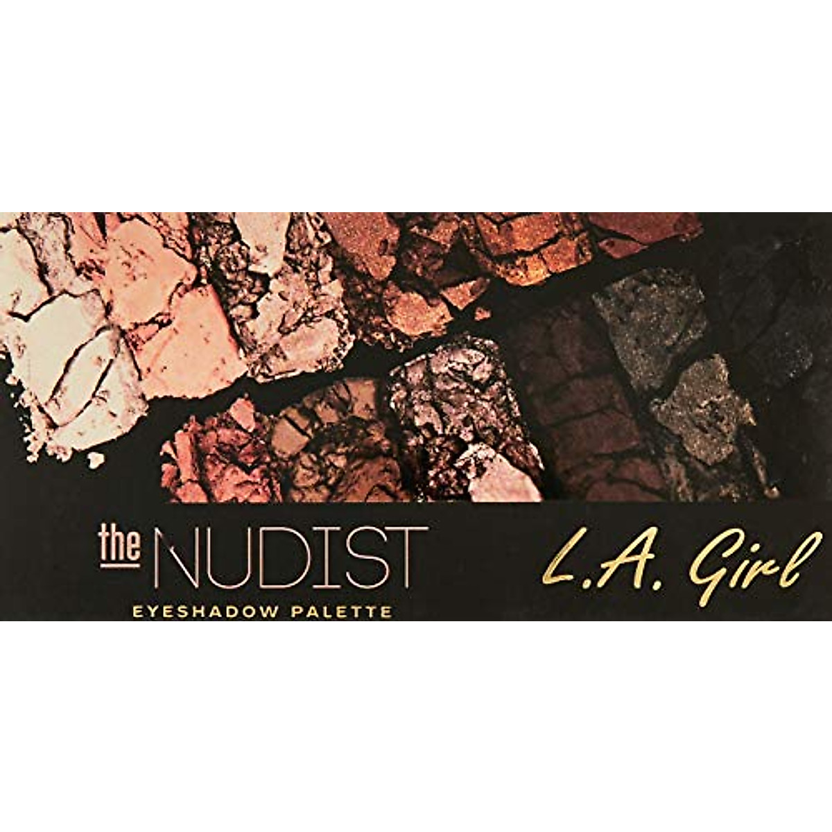 L.A. Girl Fanatic Eyeshadow Palette, The Nudist, 0.035 Oz., Powder