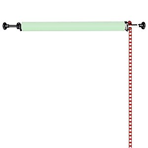 NEEWER Photography Single Roller Wall Mounting Manual Background Support System with 2 x Single Hook, 2 x Expand Bar, 1 x Chain, Load Capacity: 22lb/10kg