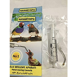 Birds Hand Rearing Feeding Gavage Crop Needle Syringe-Medication Cannula (1)