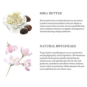 Hand Cream Gift Set - Lotion Sets for Women Gift, Hand Care Set with Shea Butter, Travel Size Hand Lotion Set for Women, Includes 2 Hand Cream & Exfoliating Cream, Gift Box for Women Birthday Christmas