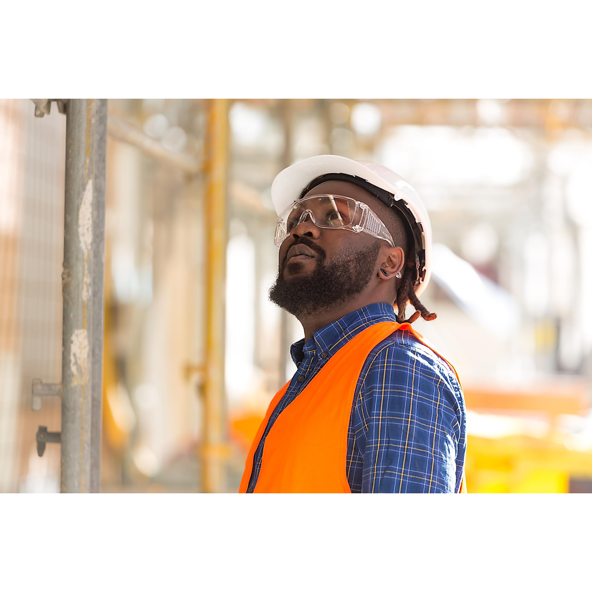 3 Pack | OTG Safety Glasses | Over Eyeglasses | Anti-Fog & Scratch Resistant | Impact & Scratch Resistant