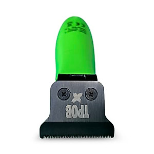 TPOB Ghost X Beard Trimmer Hair Clippers for Men, Professional Hair Trimmer Zero Gapped T-Blade Trimmer Cordless Rechargeable Edgers Clippers Electric Beard Trimmer Shaver (Ghost X Slime)