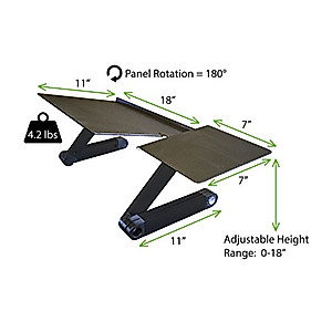 WorkEZ Keyboard and Mouse Tray ergonomic on-desk riser stand adjustable height angle negative tilt Raise computer keyboards to Standing Height sit stand-up standing accessories lift black