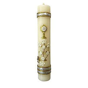 Angelitos de Mexico Candle for First Communion - Cirio para Primera Comunion