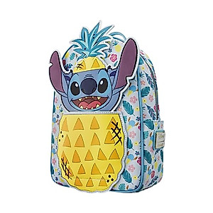 Loungefly Disney Backpack: Pineapple Stitch Mini-Backpack, Amazon Exclusive