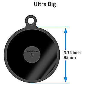OQTIQ Sticky Adhesive 3M Pad 95mm (3.7") Dashboard Pad Mounting Disk for Suction Cup Phone Mount [2 Pack] for Tom Tom Garmin GPS Suction Mount Replacement Heat Resistant Sticky pad for Car, Truck, Van