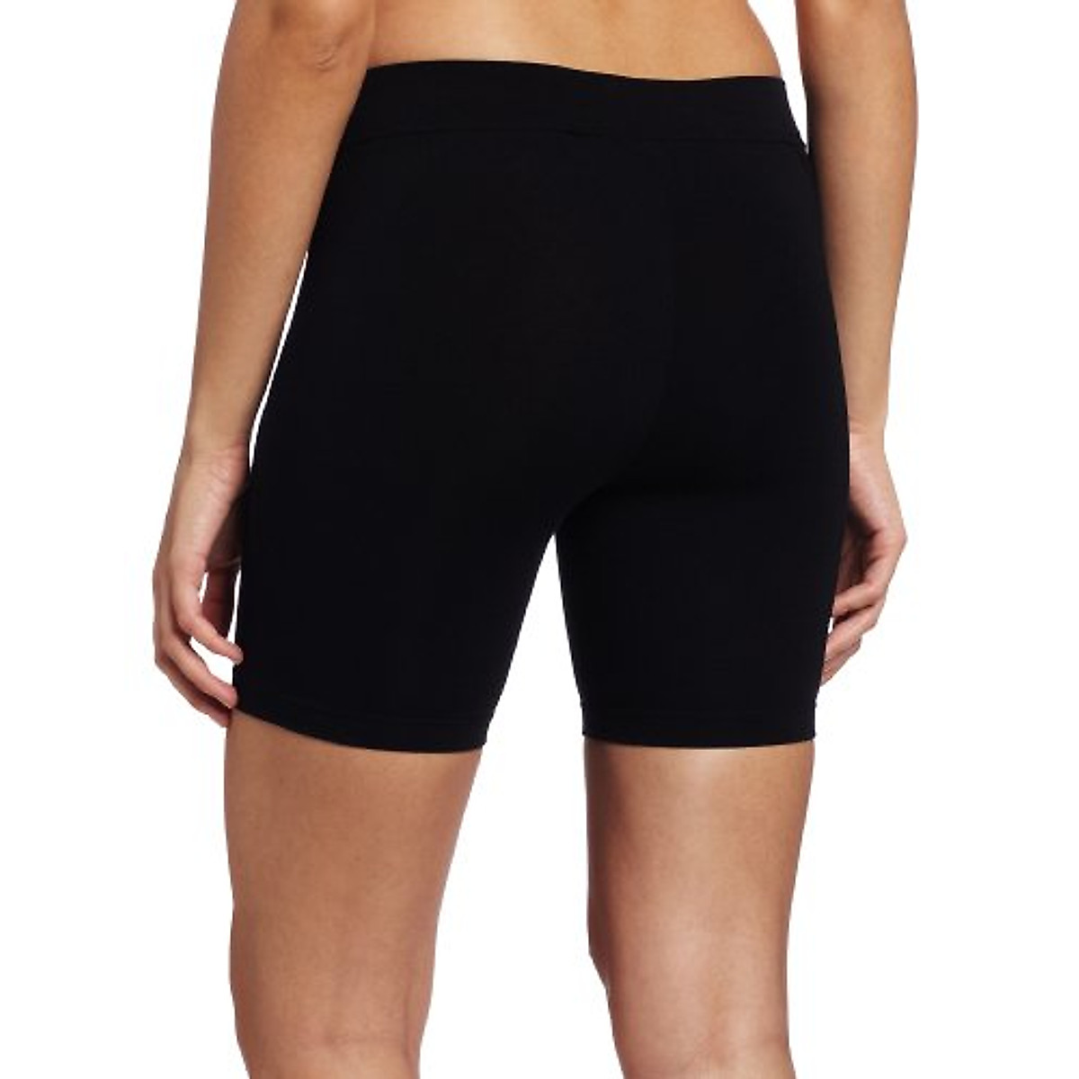 Danskin Women's Essentials Seven Inch Bike Short, Black, Large