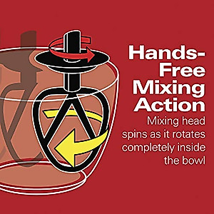 Hamilton Beach 6 Speed Electric Stand Mixer with Stainless Steel 3.5 Quart Bowl, Planetary Mixing, Tilt-Up Head (63325), 300 Watt Motor, Black