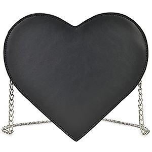 lola mae Heart shaped bags for women Rhinestone Shining Heart Crossbody Handbag