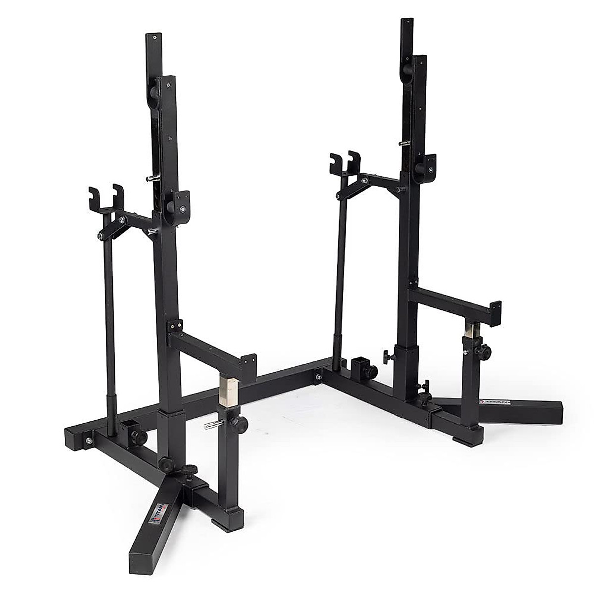 Titan Fitness Competition Bench and Squat Rack Combo, Rated 1,000 LB, Competition Standards, Fully Adjustable
