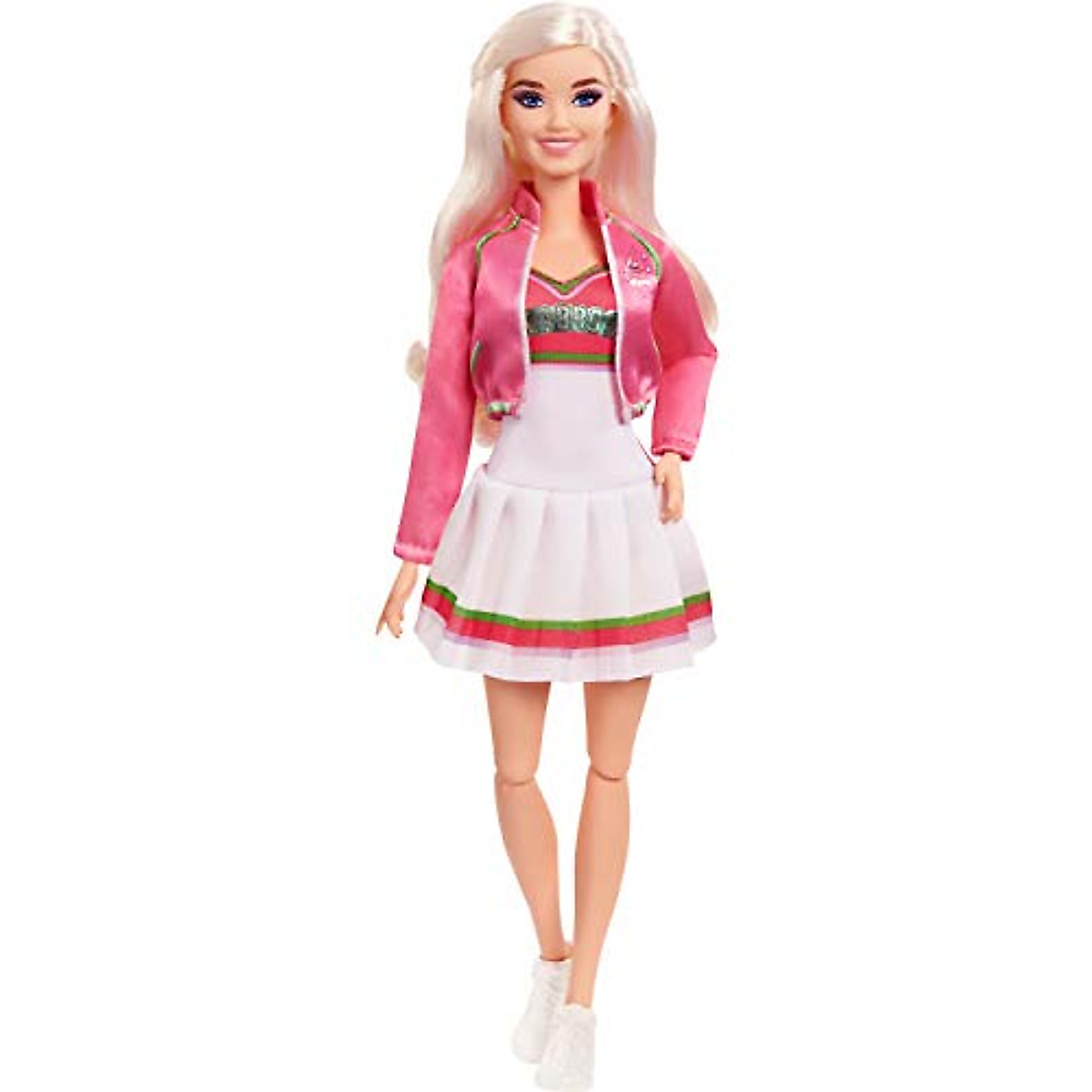 Disney’s Zombies 2, Addison Wells Doll (11.5-inch) wearing Cheerleader Outfit and Accessories, 11 Bendable “Joints,” Great Gift for ages 5+ [Amazon Exclusive]