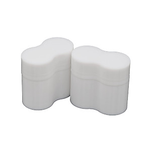 Protect Your Power - Slimline 18350 Battery Case, Soft Durable Material - Pack of 2 (Holds 2 Batteries)