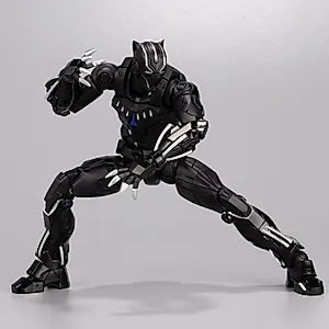 千値練(Sentinel) Fighting Armor Black Panther Non-Scale ABS & Diecast Painted Complete Action Figure
