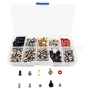 300PCS/Box Personal Computer Screw Standoffs Set Assortment Kit for Hard Drive Computer Case Motherboard Fan Power