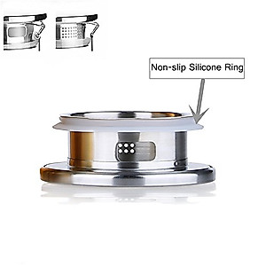 60 Ounces Glass Pitcher with Lid, Hot/Cold Water Jug, Juice and Iced Tea Beverage Carafe