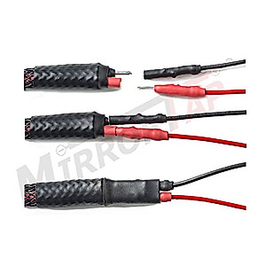 MirrorTap MTX-2010, DC Plug, 10" Long, Patented Radar Detector Power Cord with 2 Amp in-Line Fuse, Military Grade Taps, Made in USA