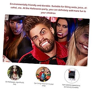 Toyvian Alien Halloween Bag 40 Pcs Beverage Storage Bag Blood Storage Container Leakproof Seal