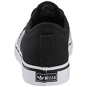 adidas Originals Men's Nizza Sneaker, Core Black/Cloud White/Cloud White, 12 M US