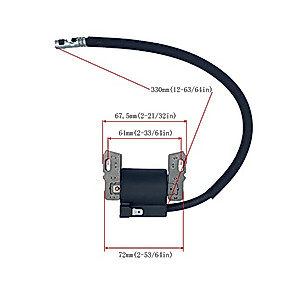 YAMAKATO Ignition Coil 591459 492341 for Briggs and Stratton 595304 Toro MTD Craftsman Cub Cadet Engine Lawn Mower Riding Tractor Armature Magneto OEM