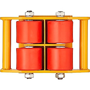 VEVOR Industrial Machinery Mover, 6T/13200lbs Machinery Moving Skate with 360°Rotation Cap and 4 PU Wheels, Heavy Duty Dolly Skates for Moving Equipment