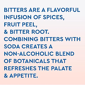 Hella Cocktail Co. Bitters & Soda Classic Dry Aromatic - 12oz Cans, 12 Pack I Aromatic, Botanical and Herbal Non-Alcoholic Drinks, Sugar-Free, Ready-to-Drink Mocktails