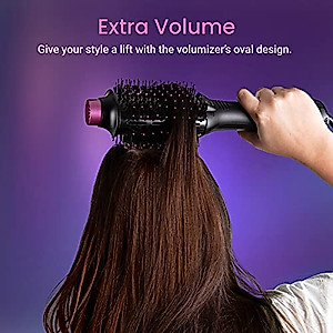 Hair Dryer Brush, Etekcity Blow Dryer Hot Air Brush for Women, One Step Hair Dryer and Styler Volumizer, Quattro Ionic Generator, Ceramic Coating & 3 Temperature Settings, ETL & CA65 Certified