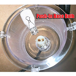 Landscape Low Voltage - 12 Volt 11W - T5 Wedge Bulbs - Compatible with Malibu Lights - Garden - Deck Light Bulbs - Yard Bulbs - 10 Pack (Clear)