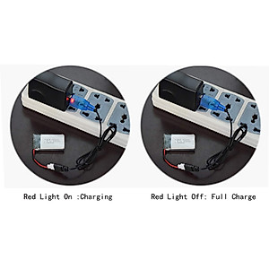 2 Pcs 3.7V 1200mAh 25C 903052 Rechargeable Lipo Battery with USB Charger for HQ898B H11D H11C RC Quadcopter Drone Spare Parts