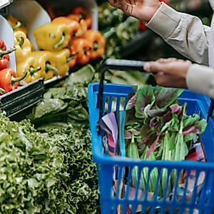 BeyGior Reusable Grocery Bags 3 Pack,Reusable Shopping Bags for Groceries,Large Grocery Bags,Reusable Bags Heavy Duty Up to 50LBS,Grocery Tote Bags with Attached Pouch (multistripe)