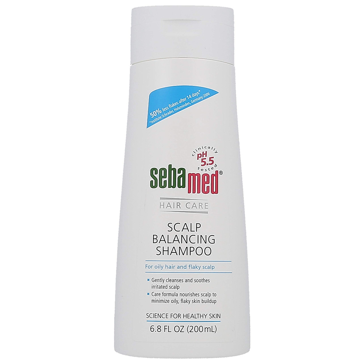 Sebamed Scalp Balancing Shampoo - Anti-Dandruff Hair Care for Oily Hair and Flaky Scalp - 200mL Bottle