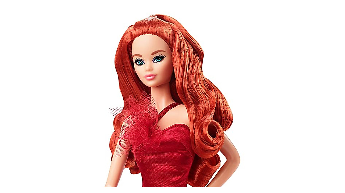 Barbie 2022 Holiday Doll - Red Hair, Collectible Seasonal Gift