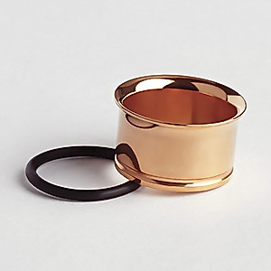 KUBOOZ 12pcs Set Colorful Stainless Steel O-ring Ear Plugs Tunnels Gauges Stretcher Piercings 1/2"