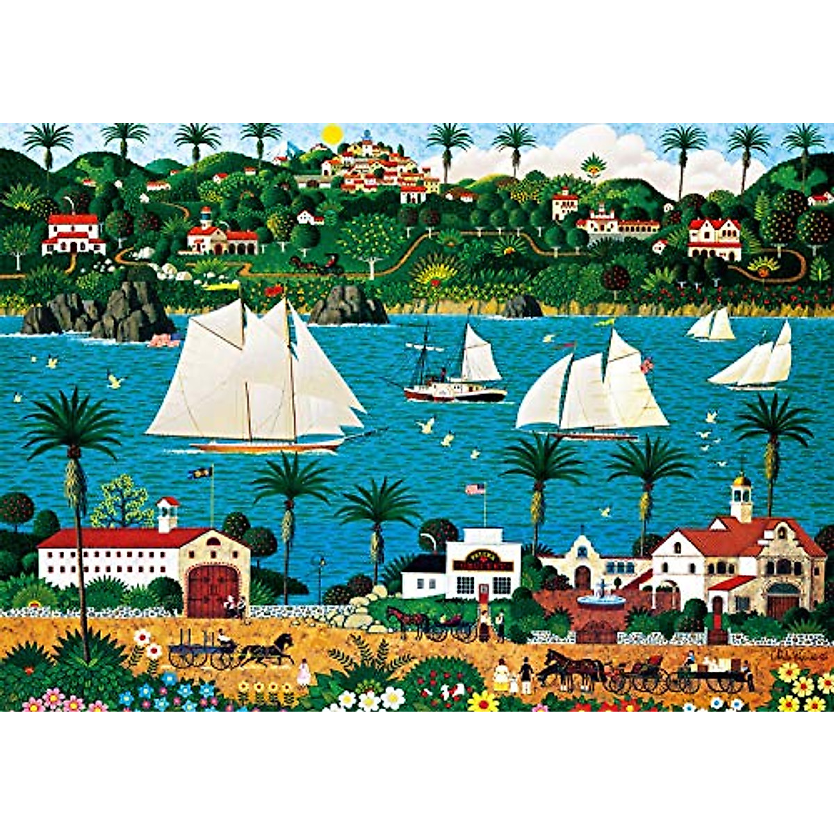 Buffalo Games - Charles Wysocki - Old California - 300 Large Piece Jigsaw Puzzle