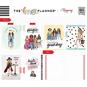 ME & MY BIG IDEAS HAPPY PLANNER NOTEBK B/W STRIPE