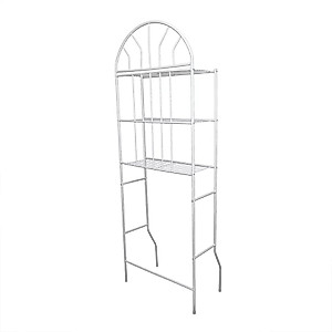 Over The Toilet Storage Rack,Metal 3 Shelf Bathroom Space Saver Over The Toilet Rack,Freestanding Space Saver Toilet Stands,Storage Organizer Accessories Bathroom Cabinet Tower Shelf