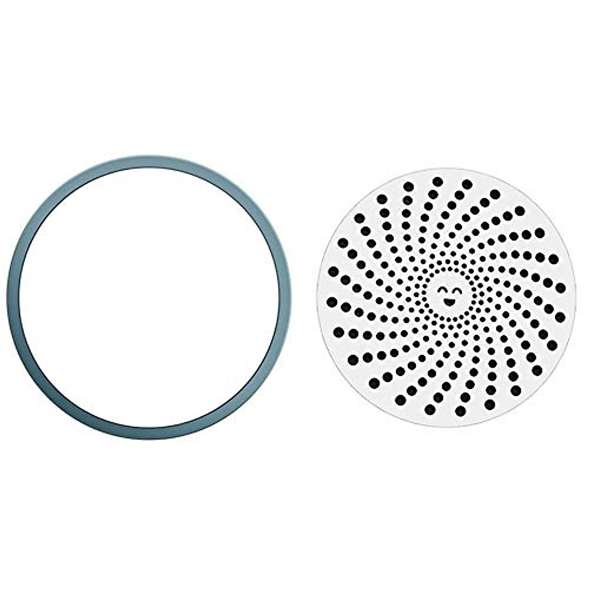 1 Pcs Shower Drain Cover Hair Catcher, Drain Protector Good Grips Easy Clean Strainer Stainless Steel Hair Trap Mesh for Shower Bath Drain Filter