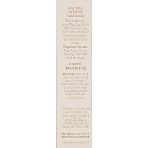 Jouer Long-wear Lip Crème, Metallic Deep Rose Gold, 0.21 fl. oz.