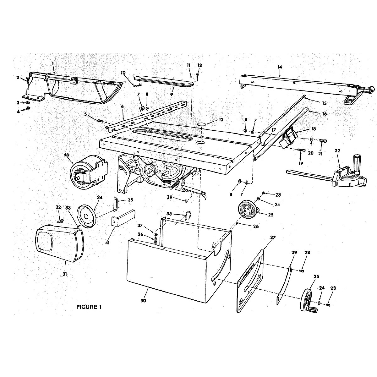 Craftsman 10" Contractor Table Saw Metal Handwheel Handle Crank 1/2" Tilt or Elevation Shaft