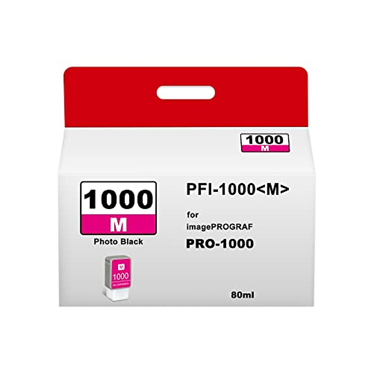 PFI-1000 Magenta Individual Ink-Tank, Compatible with CanonInk Lucia PRO PFI1000 PFI-1000M for Canon imagePROGRAF PRO-1000 Printer