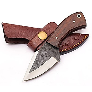 Sky Knives Handmade Fixed Blade High Carbon Steel, Hunting Knives, Bushcraft EDC Survival and Pocket Knife For Men With Sheath.