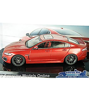 Jaguar XFR CAR Model Italian Racing RED Saloon 1:43 Size IXO Dealer Special