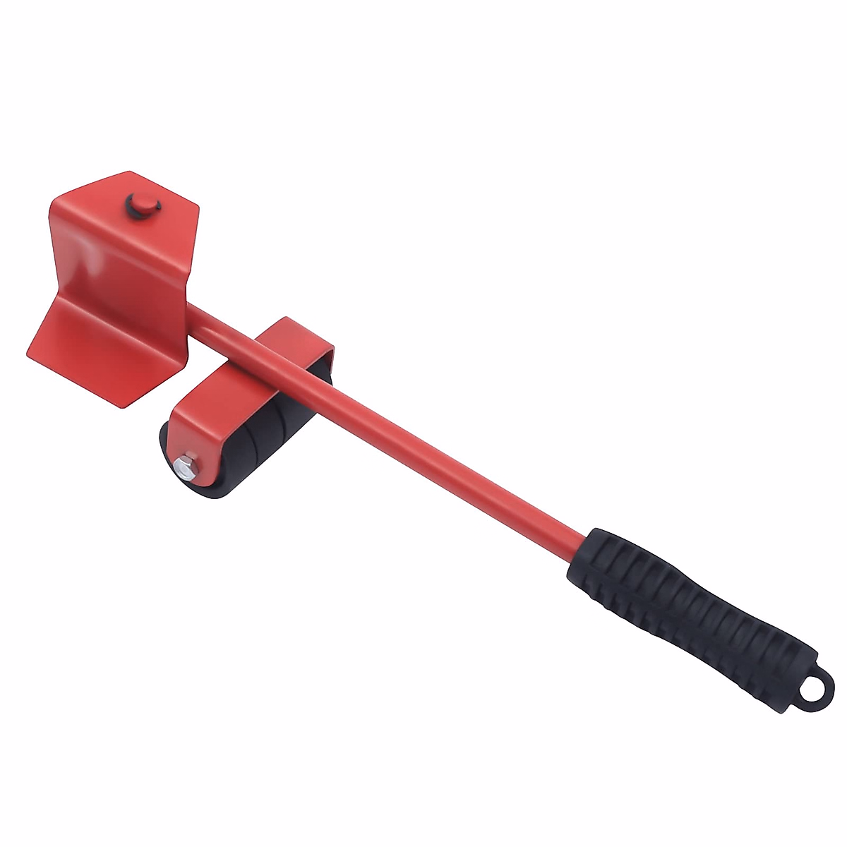 Furniture Dolly with Casters Triangle Iron Mover Heavy Moving Tool with Universal Wheel Portable Mover with Crowbar Three Wheel Mover Dolly for Furniture Heavy Objects