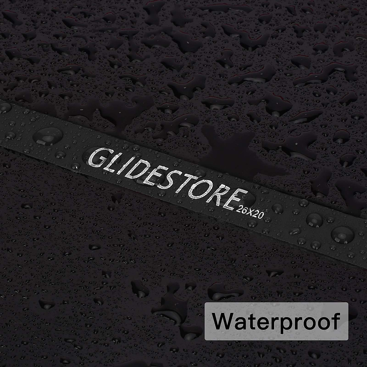 GLIDESTORE 4 Pack Bicycle Rim Strip Rim Tape for Road Bike MTB Mountain Bike Tube Protector Wheel Liner (26" x 20mm) - Color Black