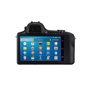 Samsung Galaxy NX EK-GN120ZKAXAR Galaxy Wireless Smart Android 4G Camera 20.3MP Mirrorless Digital Camera with 4.8-Inch LCD with 18-55mm OIS Lens (Black)
