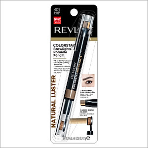 Revlon Colorstay Browlights Pencil, Eyebrow Pencil & Brow Highlighter, Blonde, 0.038 oz