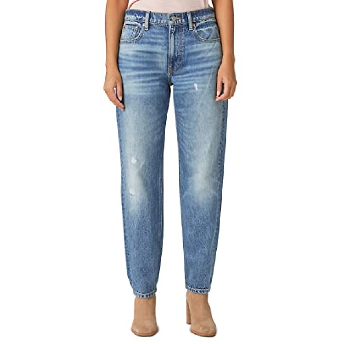 Lucky Brand Women's Mid Rise Boy Jean, Easy Like Sunday