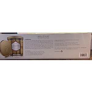 Bellevue Luxury Candles, 4 Soy Blend Candles 12 oz Each, Removable Labels, Lead-Free Wicks, Fragrances with Essential Oils