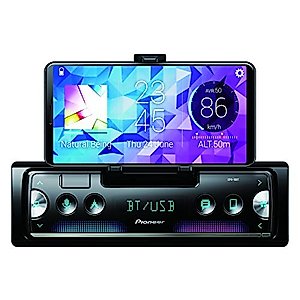 PIONEER SPH10BT Single-DIN in-Dash Mechless Smart Sync Receiver with Bluetooth