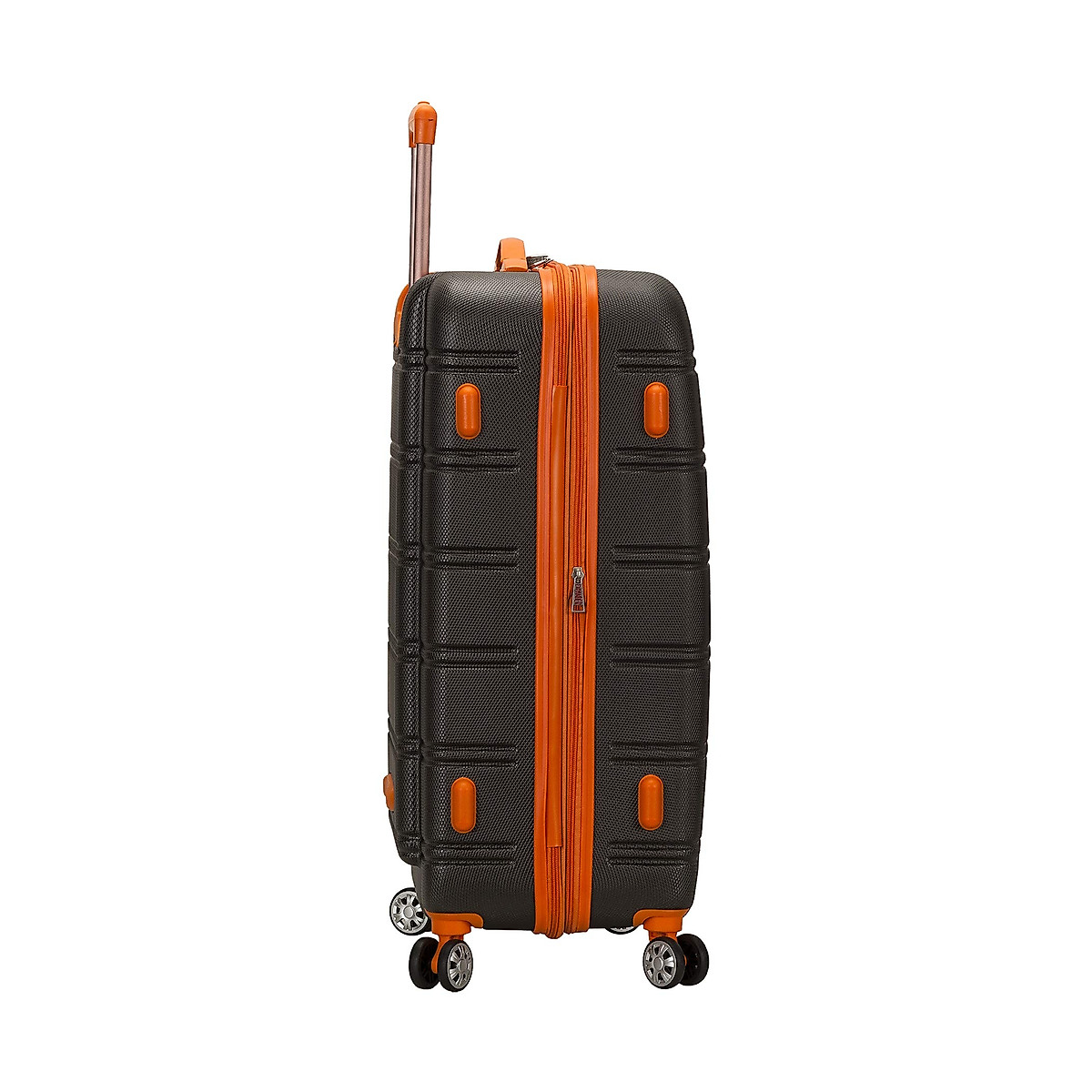 Rockland Melbourne Hardside Expandable Spinner Wheel Luggage, Charcoal, 2-Piece Set (20/28)